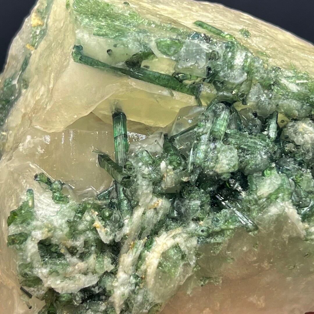 Rare Verdelite /natural "green Tourmaline"crystal Cluster Mineral ...