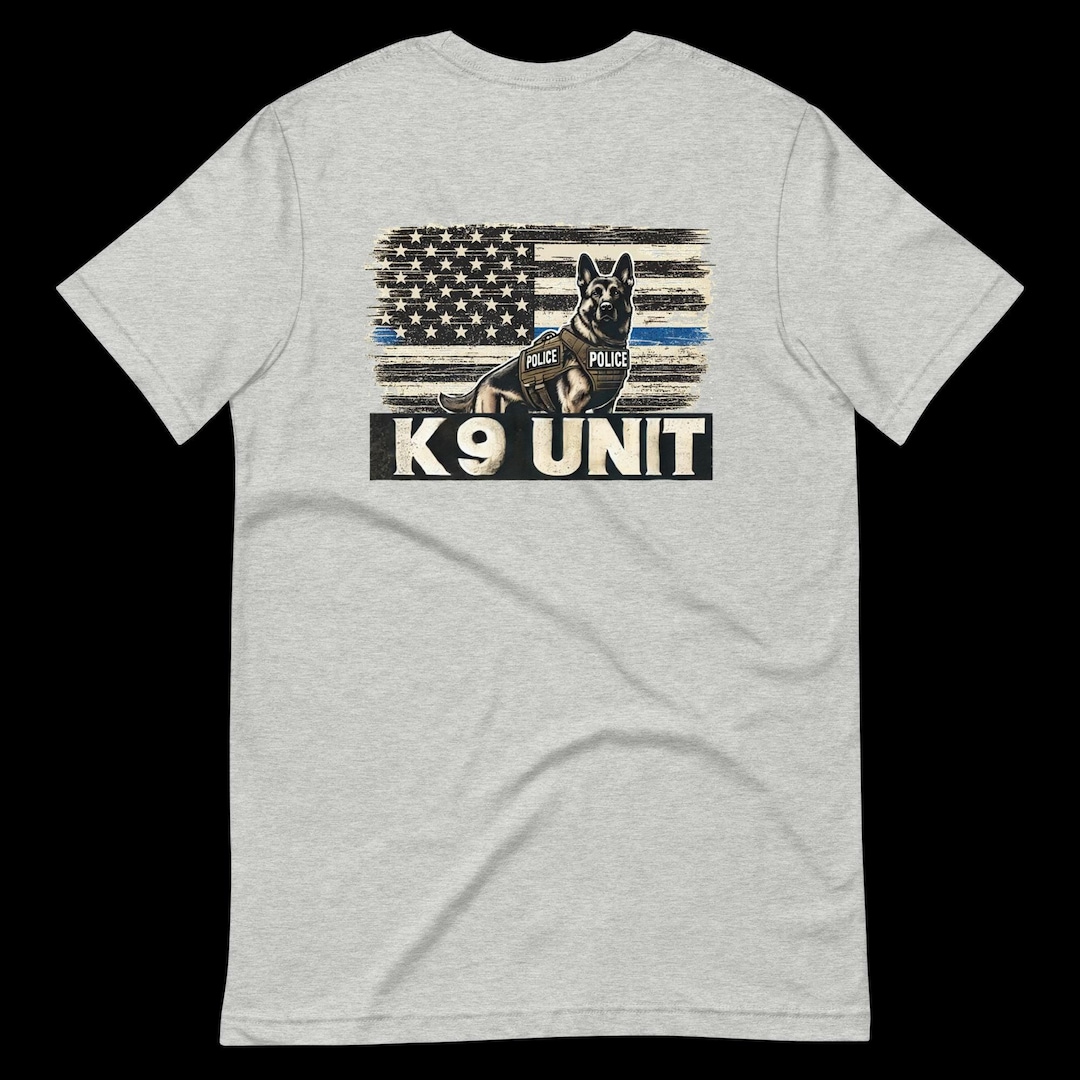 K9 Unit T-shirt Police Dog Handler Apparel Law Enforcement Gift German ...