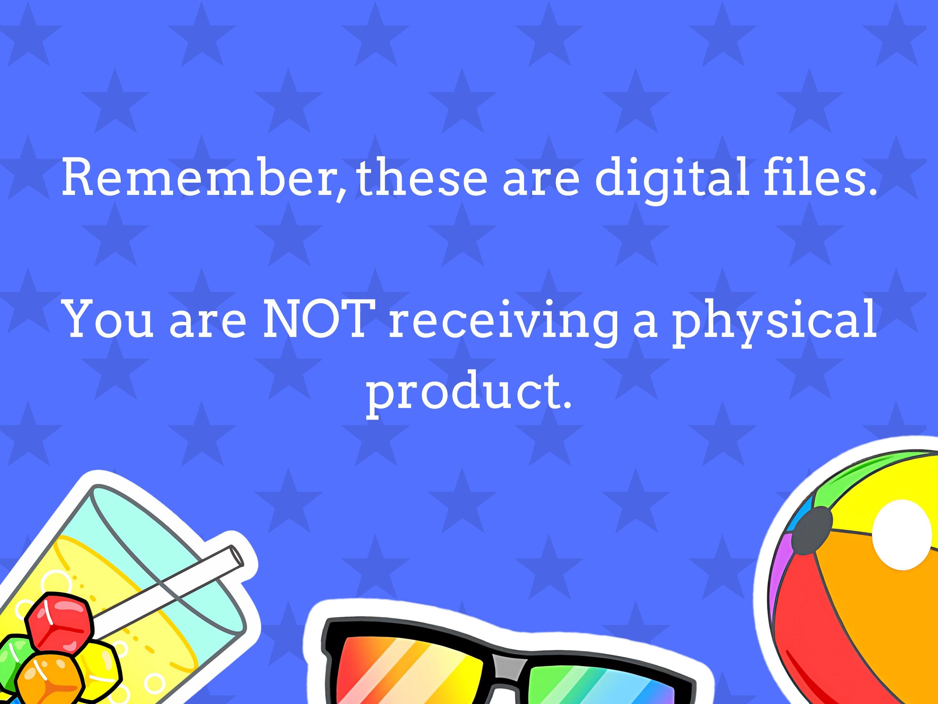 Rainbow Boardwalk Clip Art Pack-digital Stickers-cute Beach Summer ...