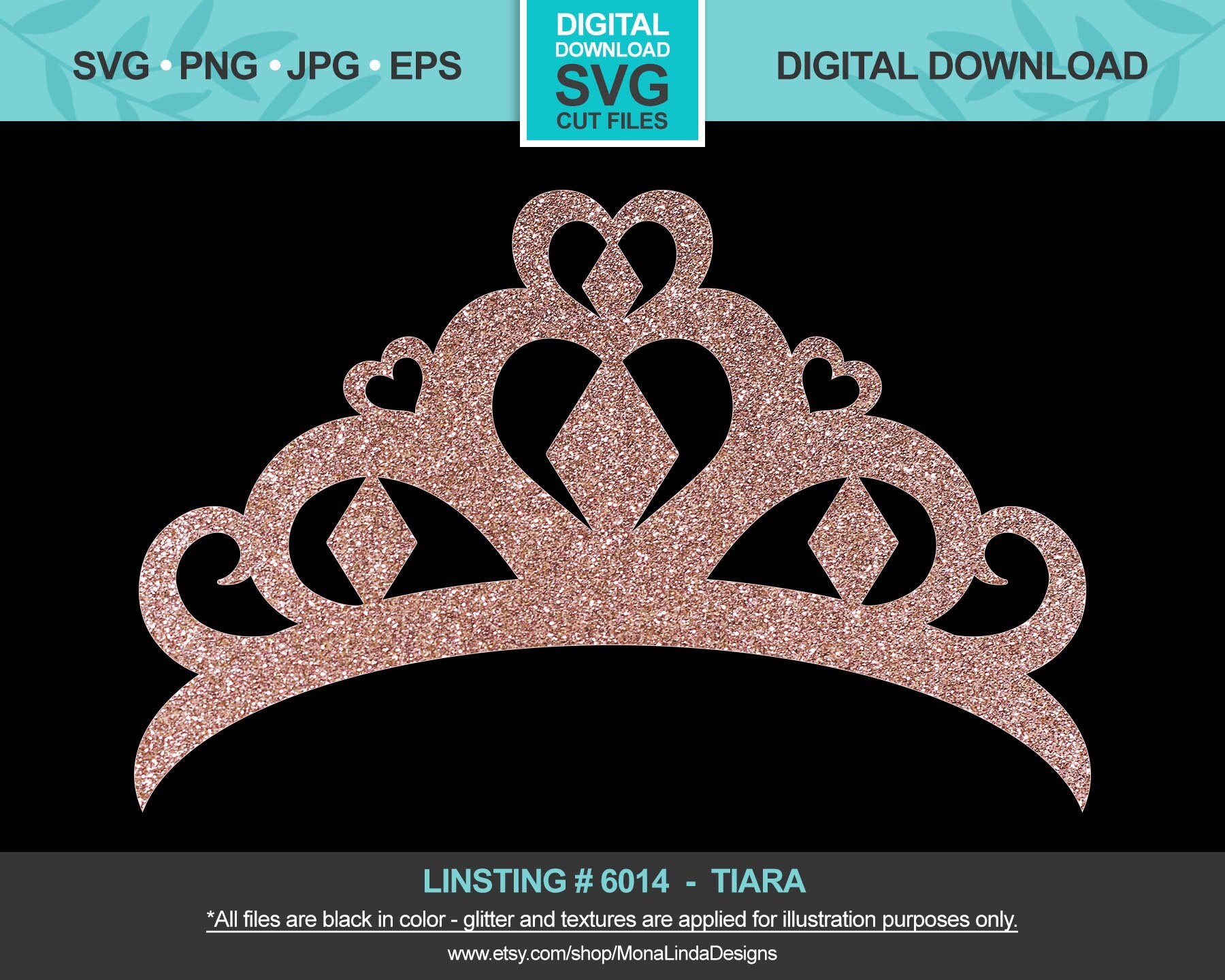Tiara SVG Princess Princess Crown Cut File | Etsy UK