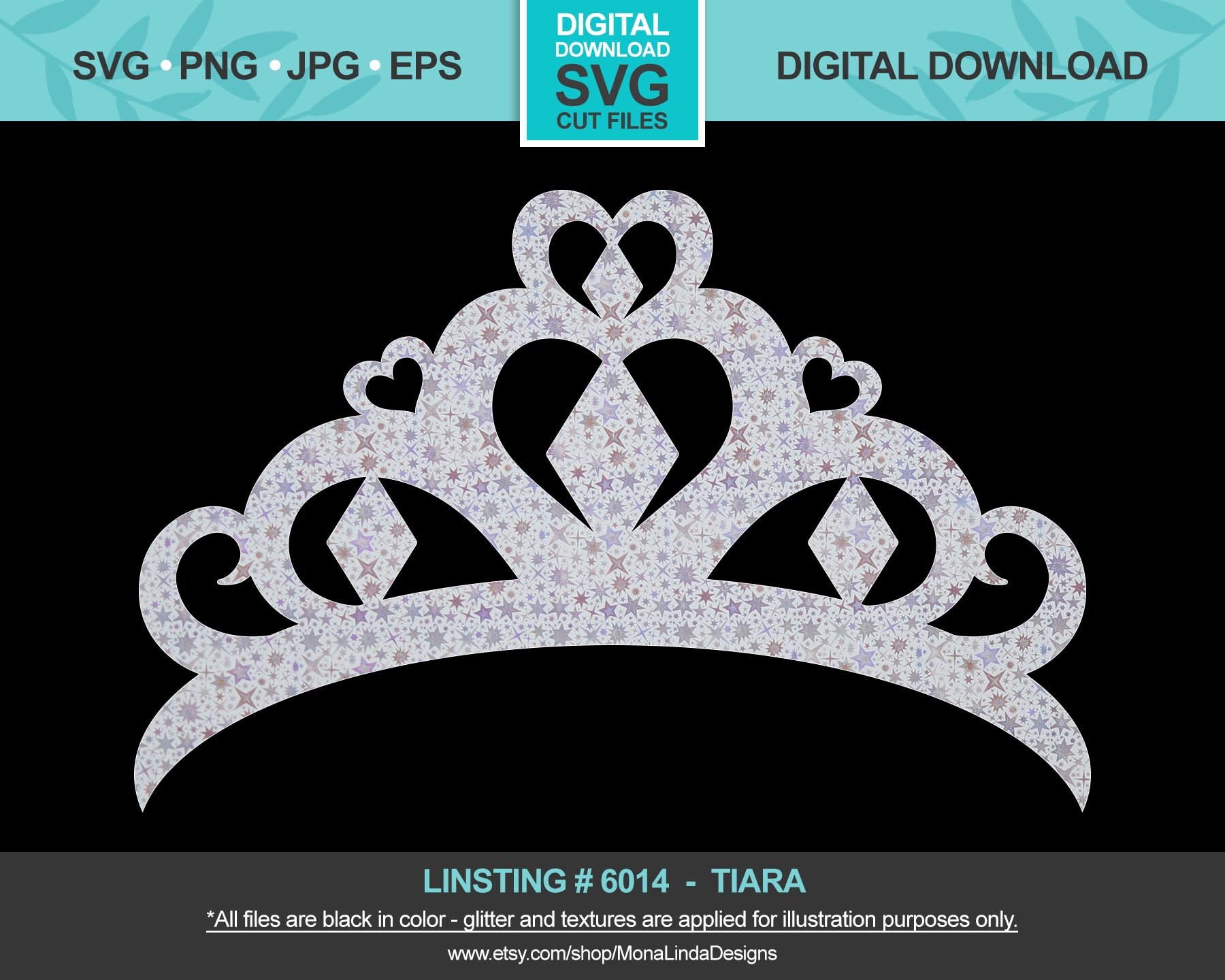 Tiara SVG Princess Princess Crown Cut File - Etsy Canada