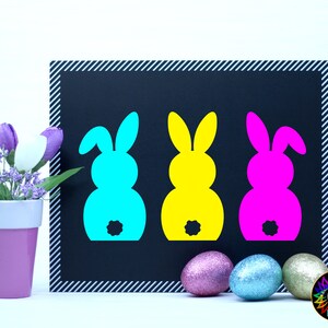 Easter Bunnies SVG- Bunny Svg Cut File, Peeps- Svg, Jpg, Png, Eps ...