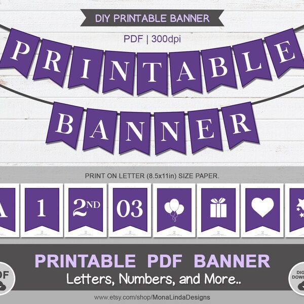 Turquoise Banner - Etsy