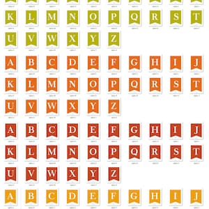 PRINTABLE PDF BANNER - Fall Banner, Autumn Banner, Fall Colors, Letter ...