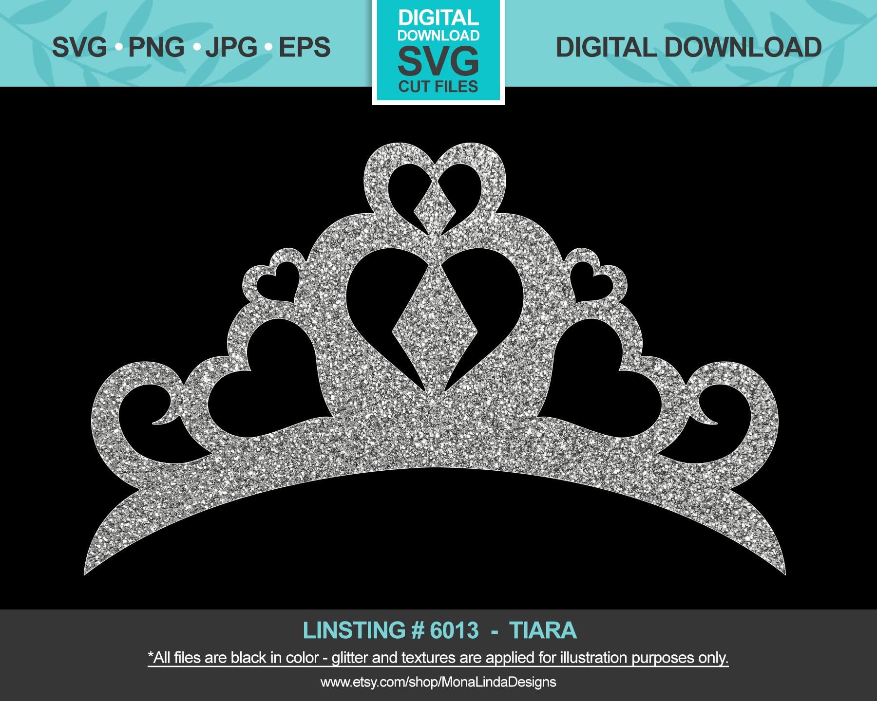 Tiara SVG Princess Princess Crown Cut File - Etsy Canada