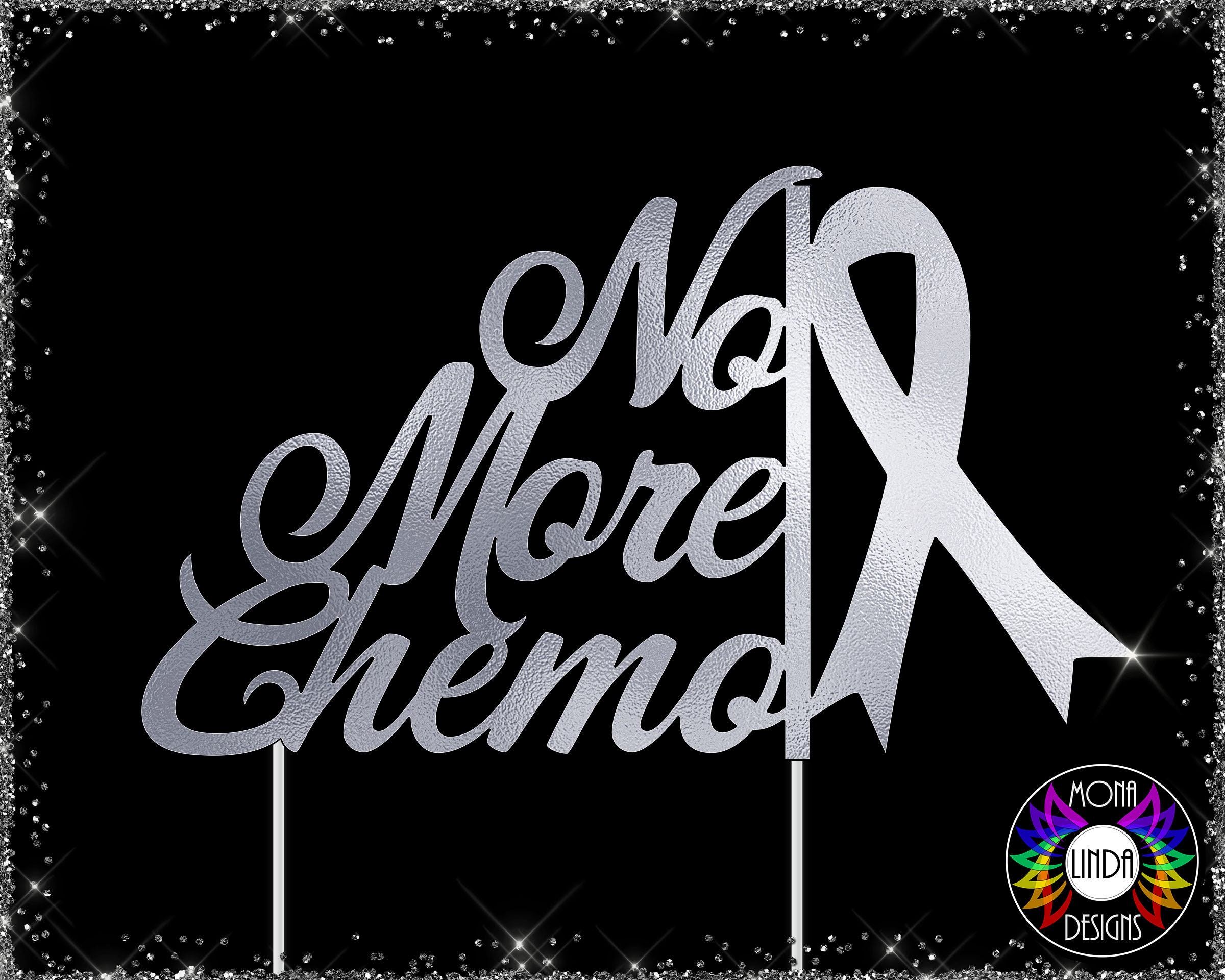 Cake Topper No More Chemo SVG PNG DXF Jpg Cutting File - Etsy Israel