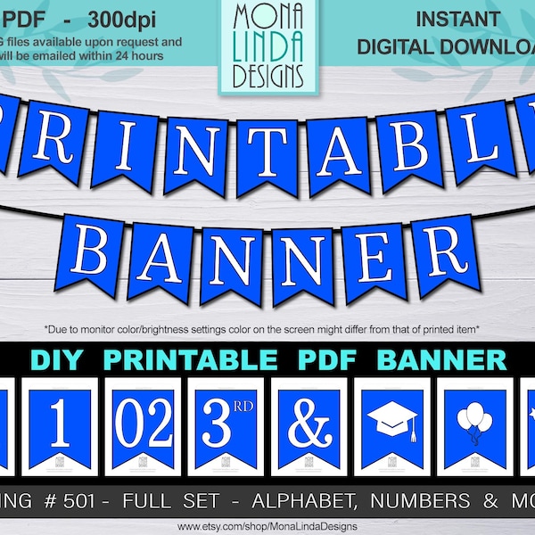 Letter Bunting - Etsy