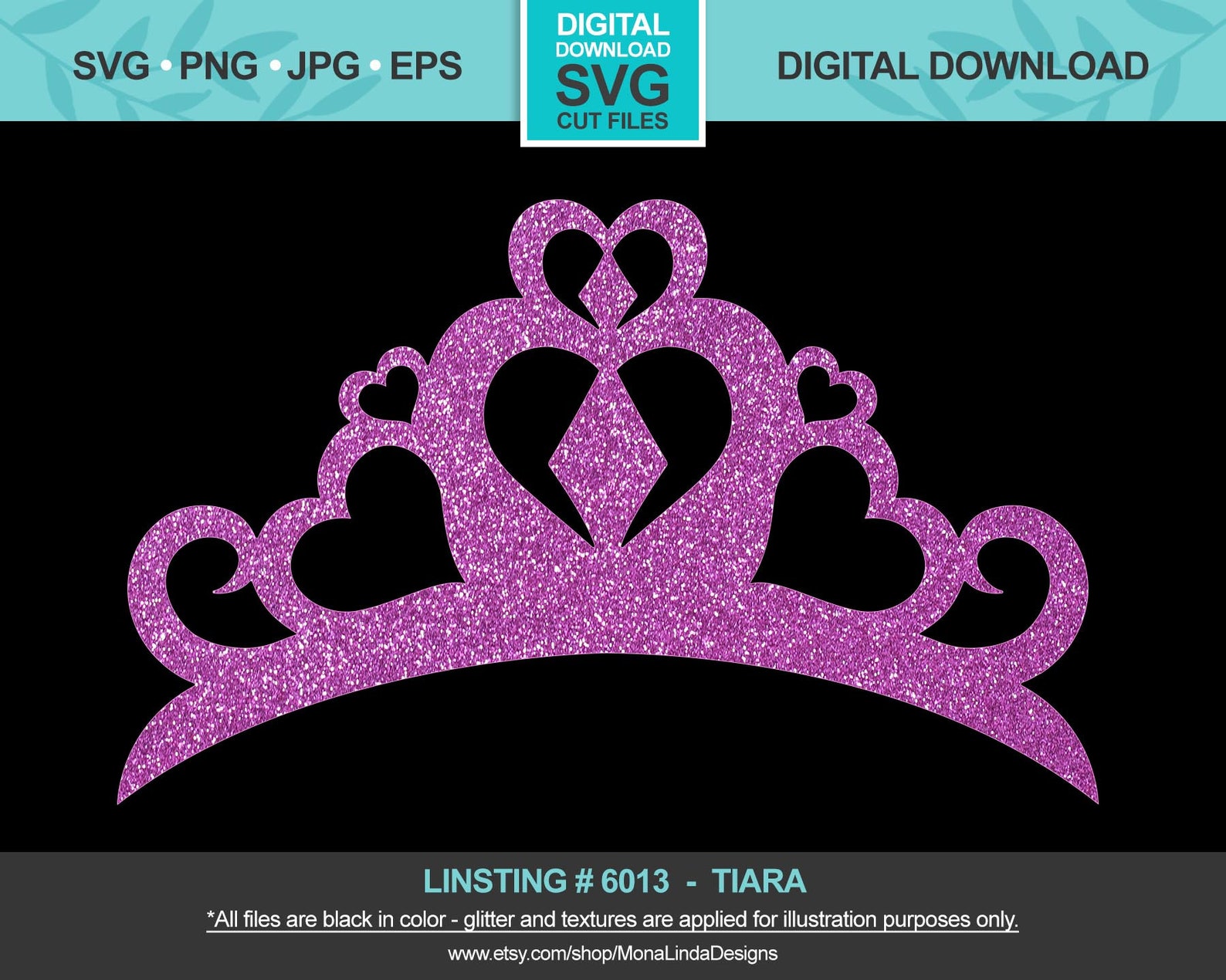 Tiara SVG Princess Princess Crown Cut File - Etsy Canada