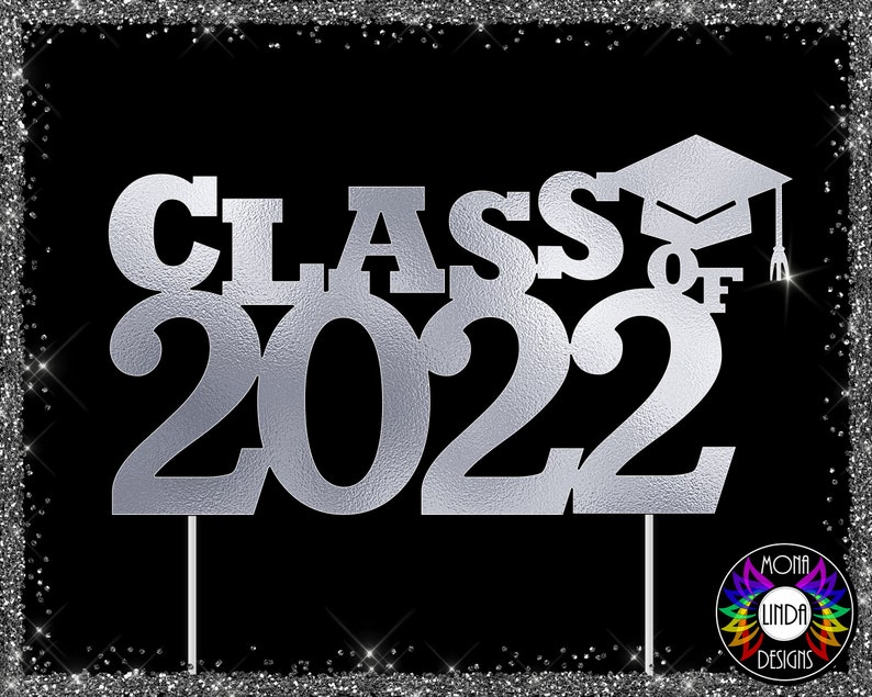 Cake Topper Class of 2022 SVG File Graduation 2022 Cut - Etsy