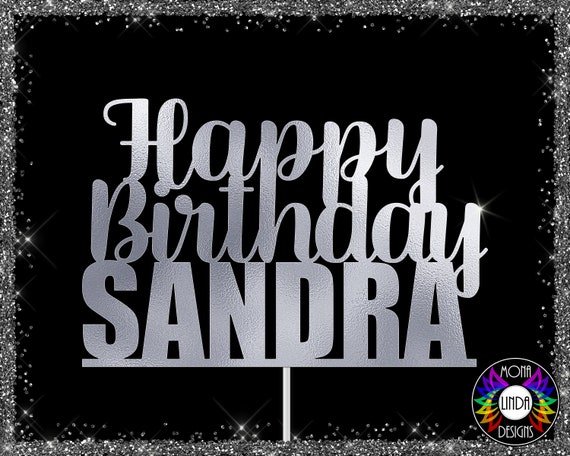 Happy Birthday Sandra Cake