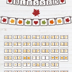 Printable Fall BANNER - PDF, Fall Banner, Printable Square Banner ...