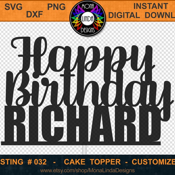 Richard Birthday Svg - Etsy