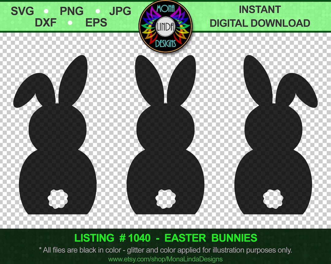 Easter Bunnies SVG- Bunny Svg Cut File, Peeps- Svg, Jpg, Png, Eps ...