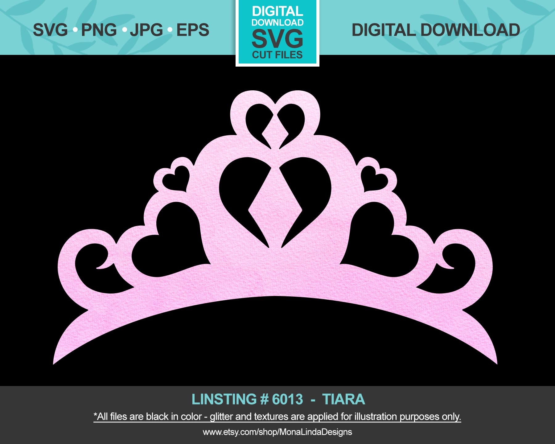Tiara SVG Princess Princess Crown Cut File - Etsy Canada