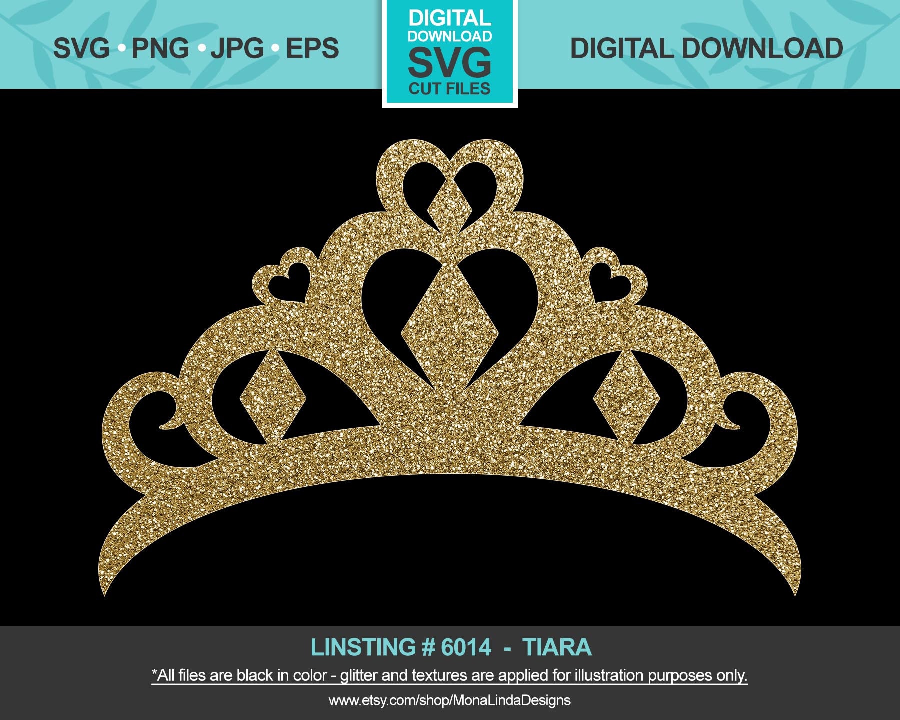 Tiara SVG Princess Princess Crown Cut File | Etsy UK