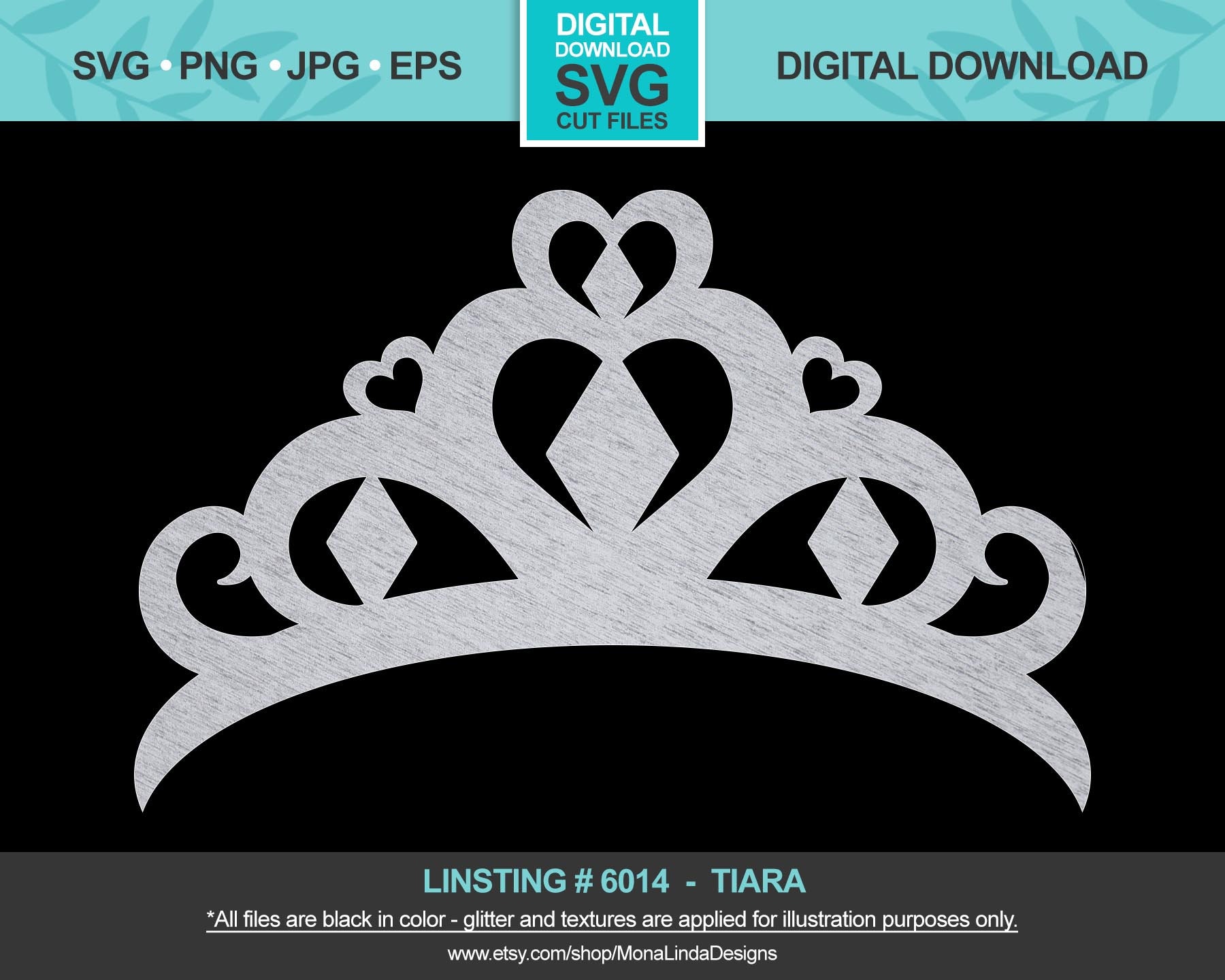 Tiara SVG Princess Princess Crown Cut File | Etsy UK