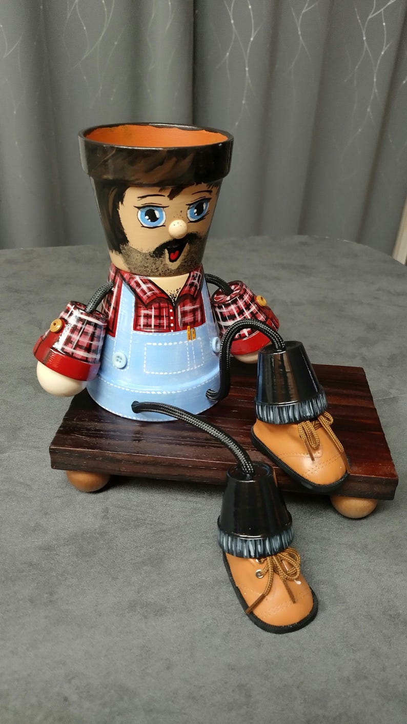 Clay Pot People - Etsy