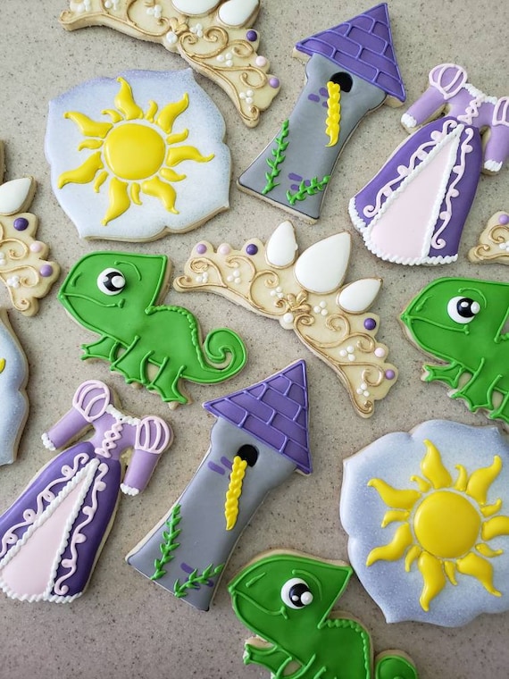 Rapunzel Sugar Cookies | Etsy