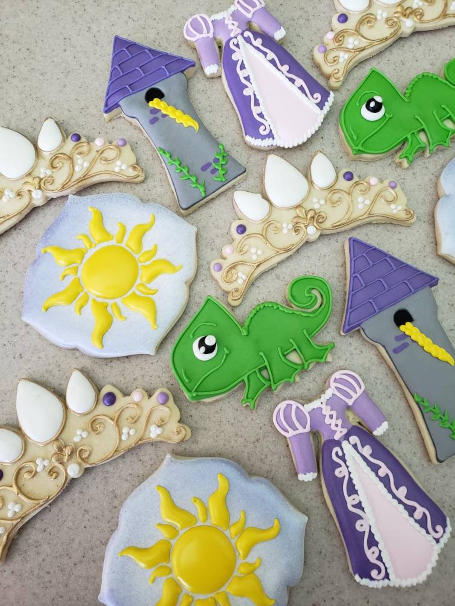 Rapunzel Sugar Cookies - Etsy