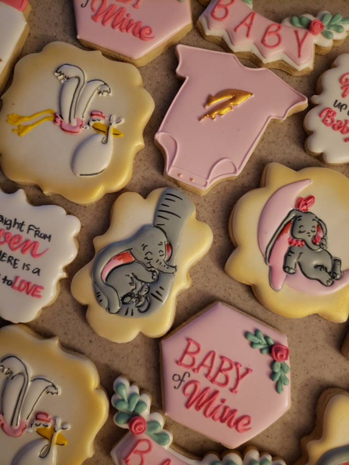 Baby Elephant Baby Shower Cookies | Etsy