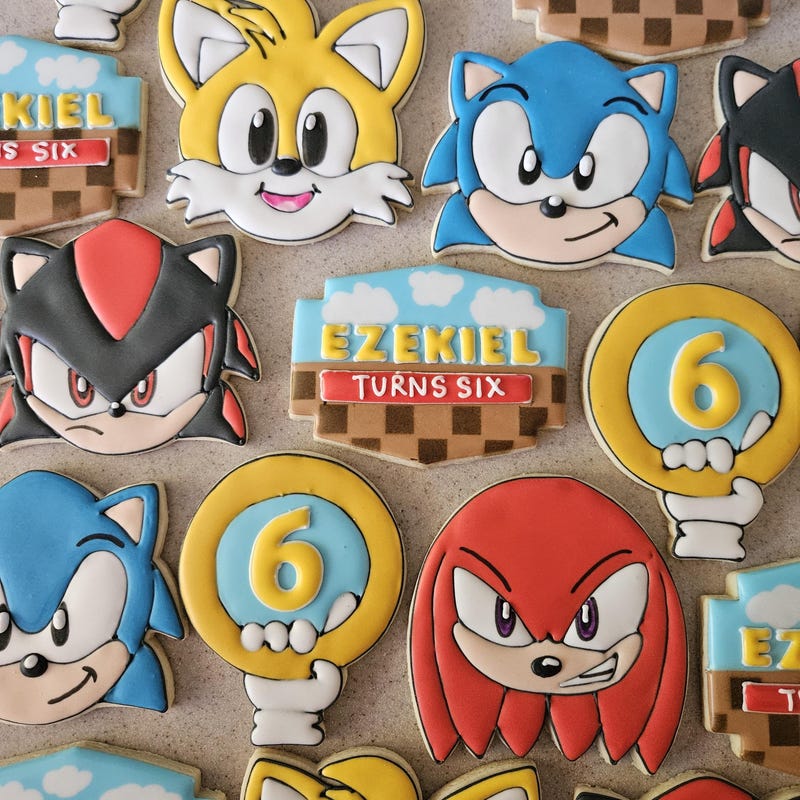 Sonic Cookies - Etsy