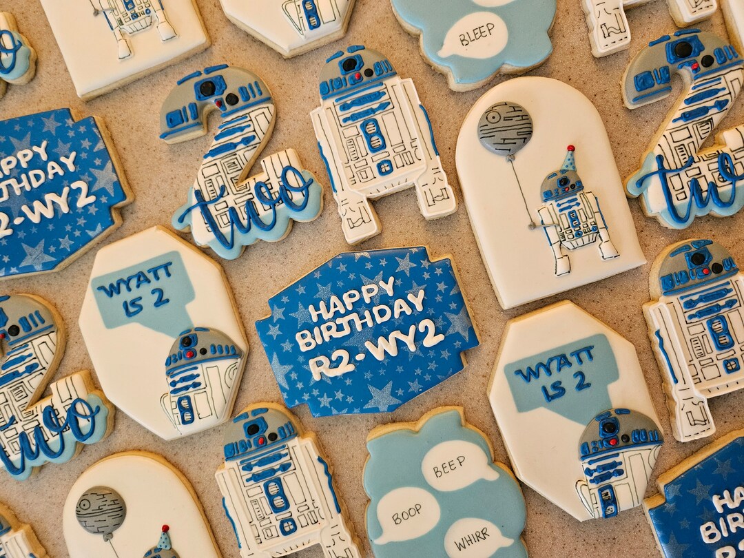 Astro Droid Sugar Cookies - Etsy