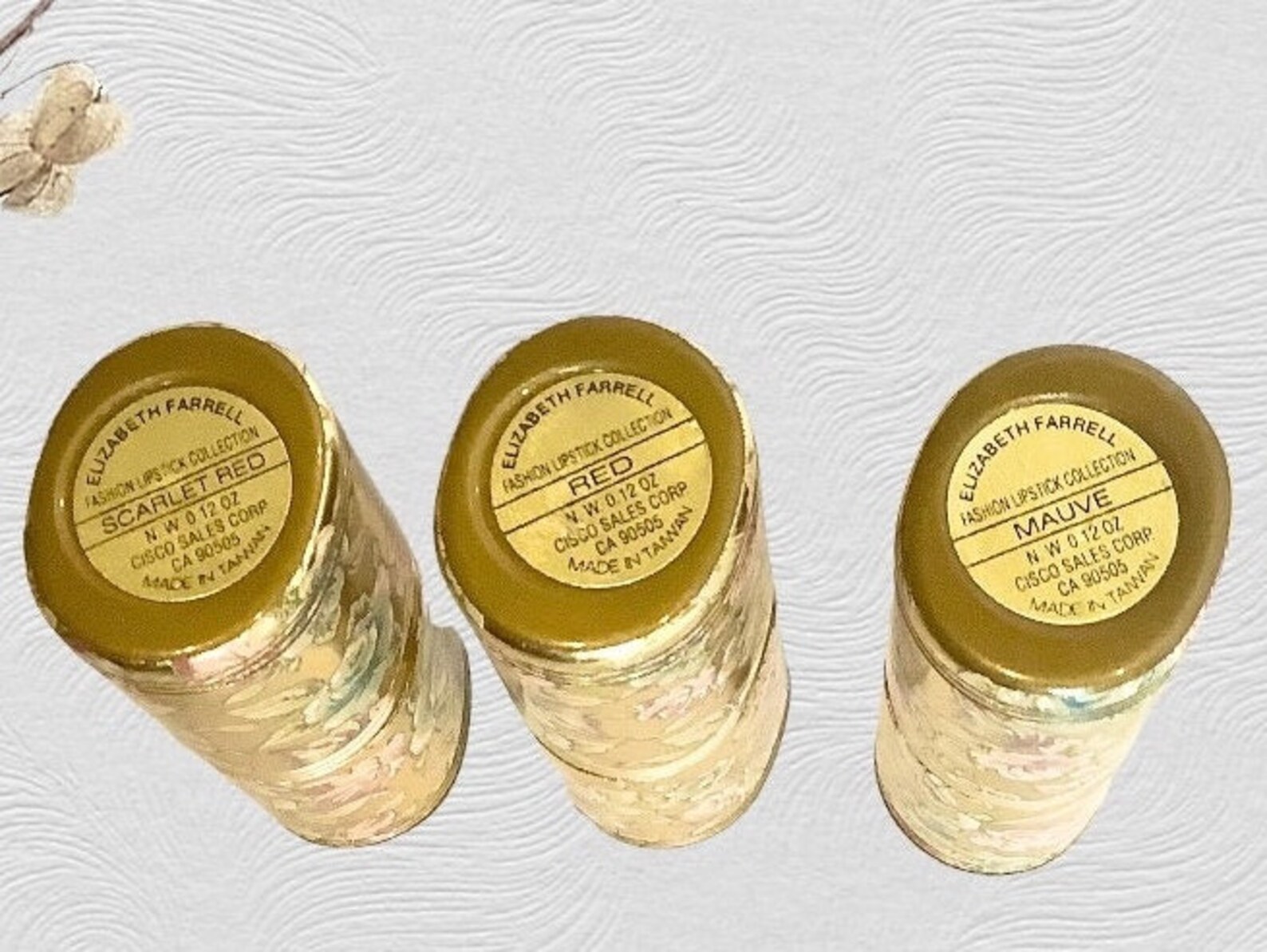 Vintage Elizabeth Farrell Trio of Fashion Lipsticks - Etsy