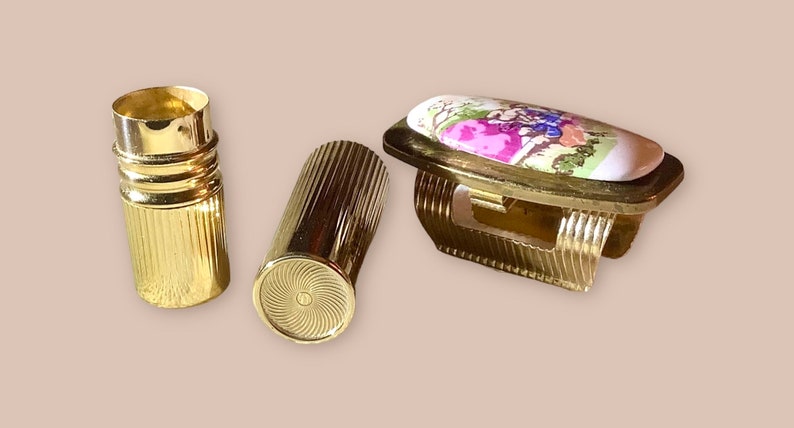 Vintage Lipstick Holder With Vintage Revlon 574 Lipstick Case - Etsy