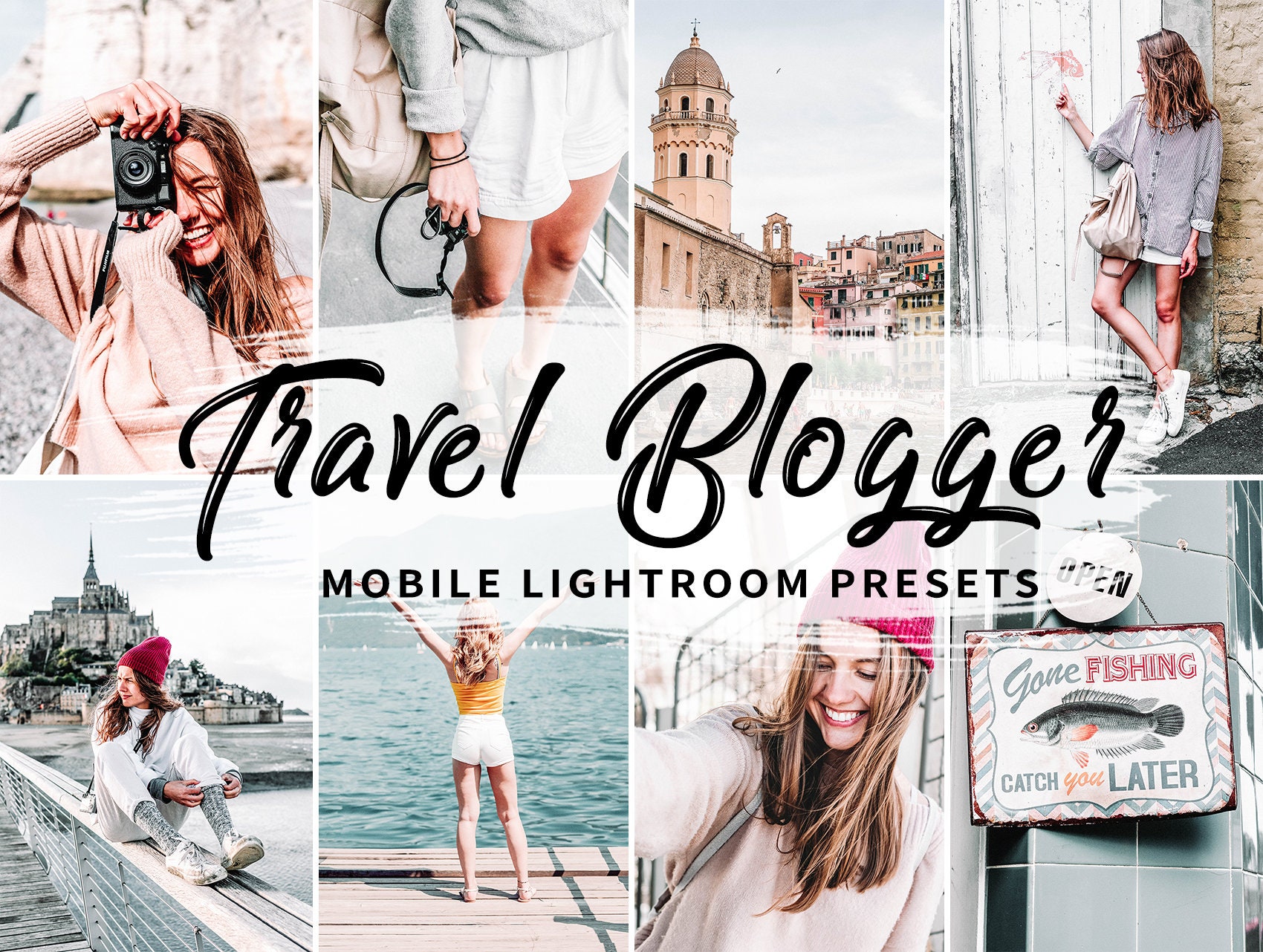 4 Lightroom Mobile Presets Travel blogger Instagram blogger | Etsy