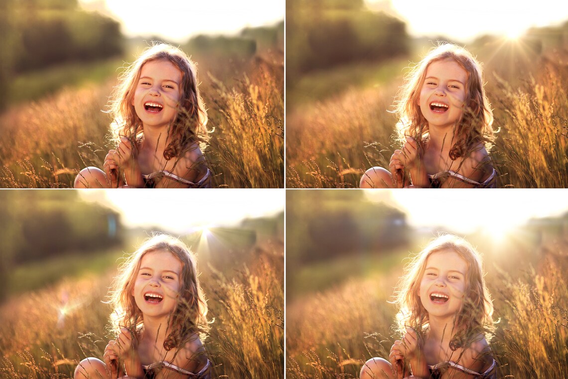 Sun Lens Flare Overlays for Photoshop 70 JPEG Overlays - Etsy