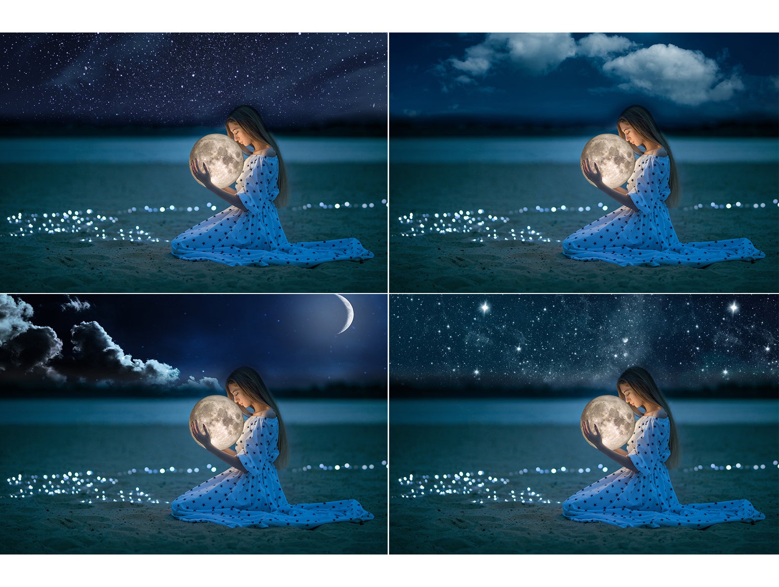 25 Night Sky Overlays Night Sky Dark Sky Clouds Sky - Etsy Canada