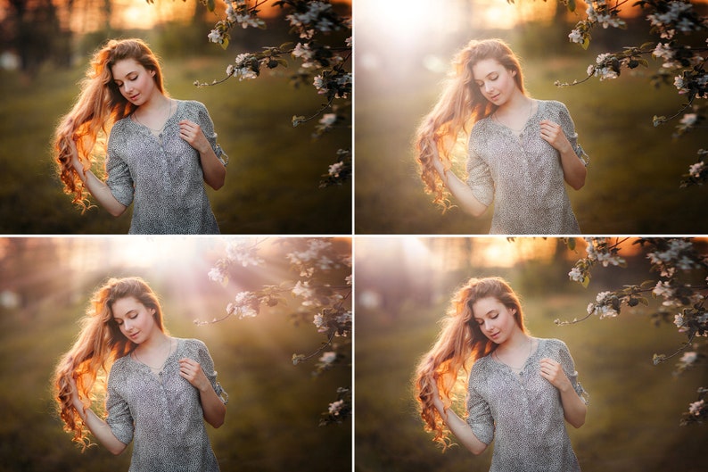 50 Natural Light Photo Overlays: Photoshop JPEG Sun Effects (digital ...