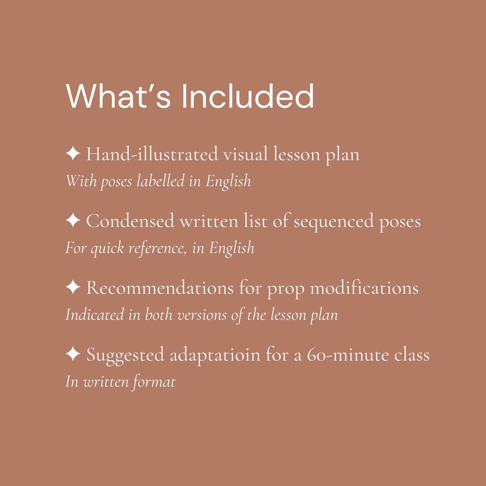 Slow Flow Lesson Plan for Yoga Teachers Instant Download, Pre-sequenced ...