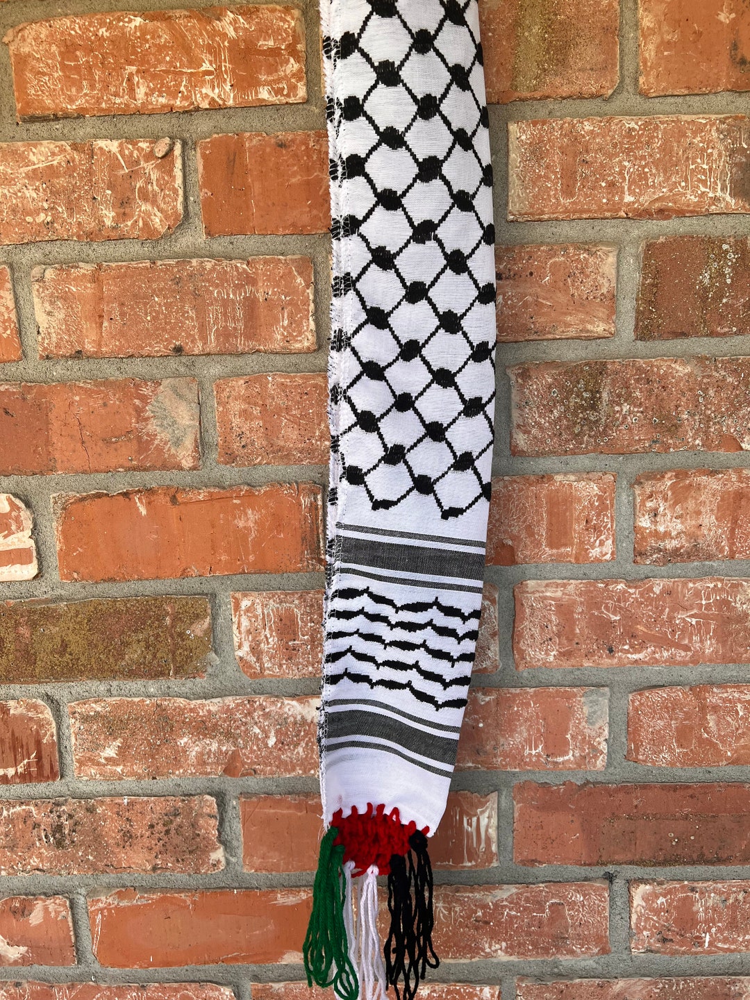 Kuffiyeh Scarf Hatta Scarf Kuffiyah With Palestinian Flag - Etsy