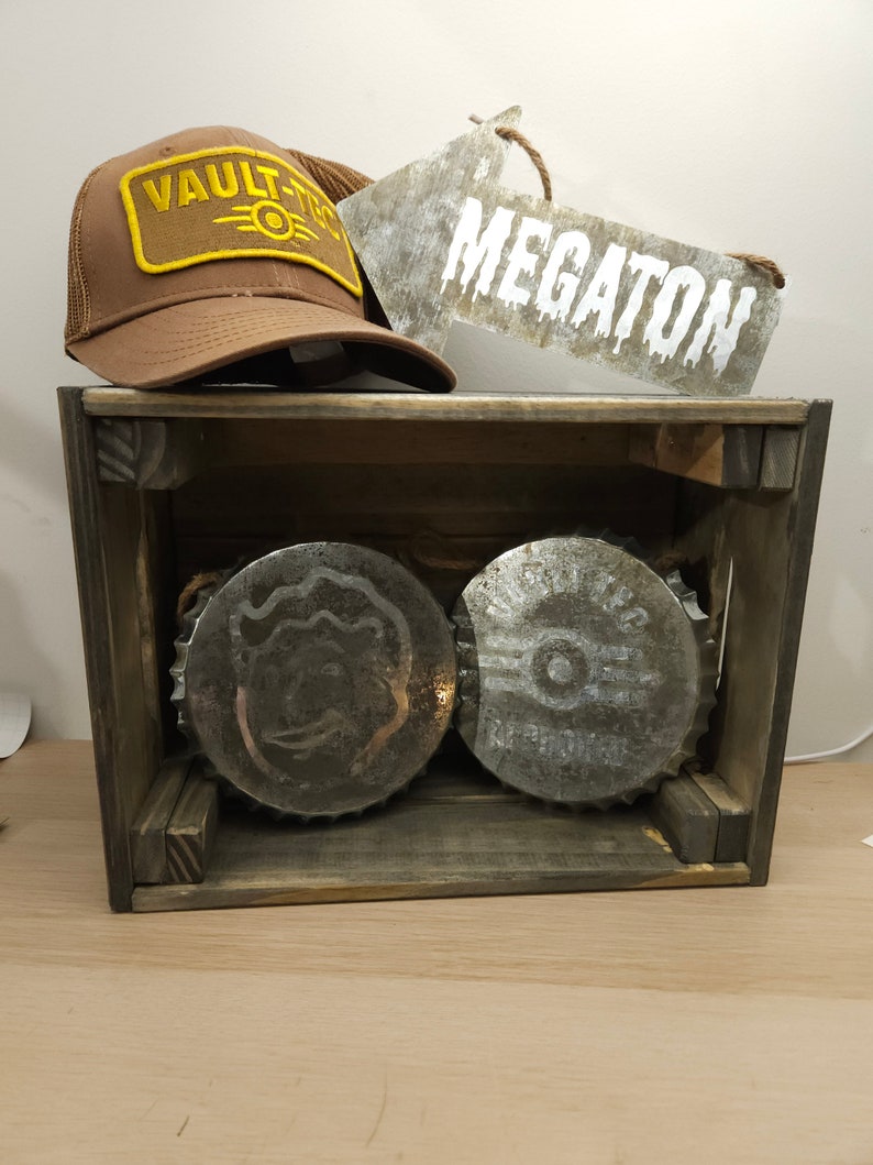 Fallout Megaton Arrow Fallout Wall Decor Etched Metal, Fallout Gift ...