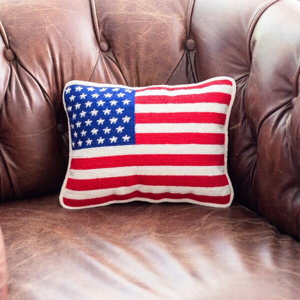 American Flag Throw Pillow - Etsy
