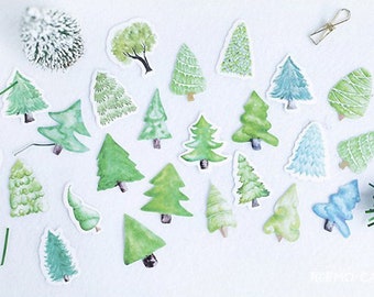 Tree stickers | Etsy