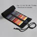 Canvas Pencil Case Roll | Plain Color Roll Pencil Pouch | Pencil Marker ...
