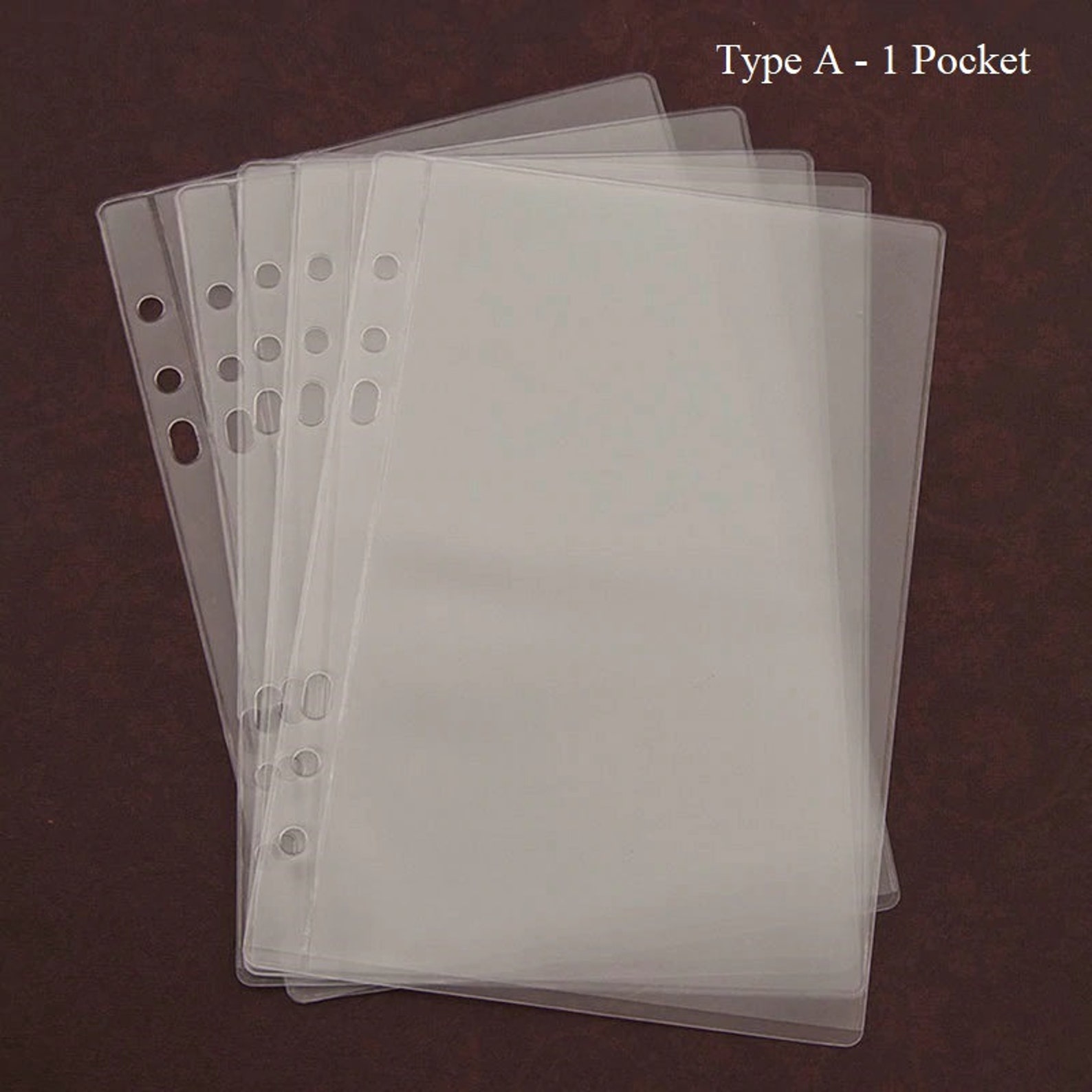 5 Pcs / Lot A5 Size Planner Pocket A5 Planner Sleeves PVC - Etsy