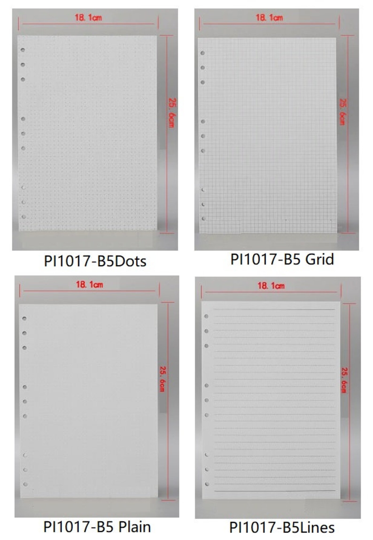 Daily Planner Inserts / B5 Organizer Refills / A4 Planner Inserts ...