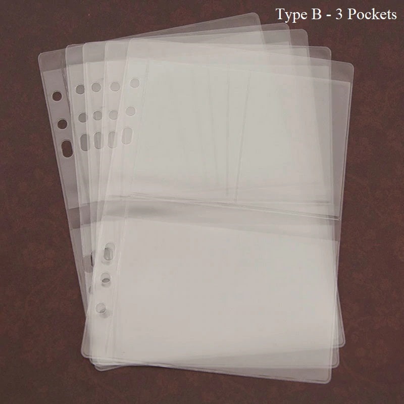 5 Pcs / Lot A5 Size Planner Pocket A5 Planner Sleeves PVC - Etsy