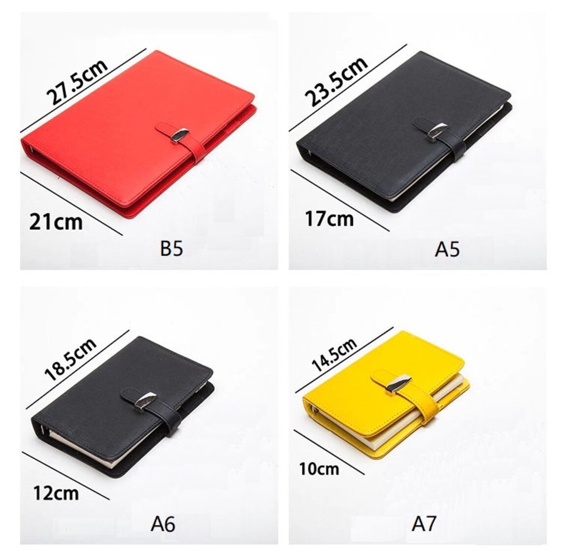 B5/ A5 / A6 / A7 Planner Diary With Inserts PU Leather - Etsy