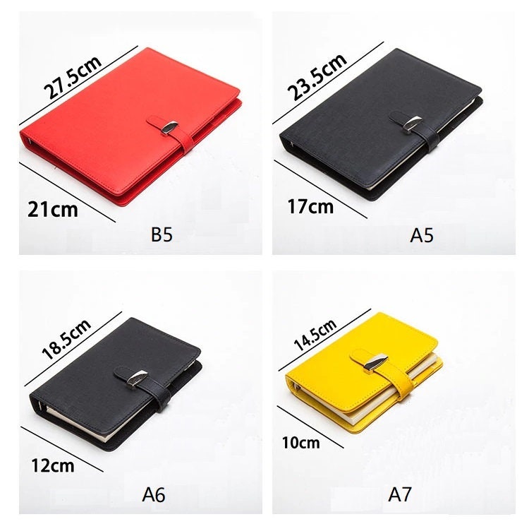 B5/ A5 / A6 / A7 Planner Diary With Inserts PU Leather - Etsy