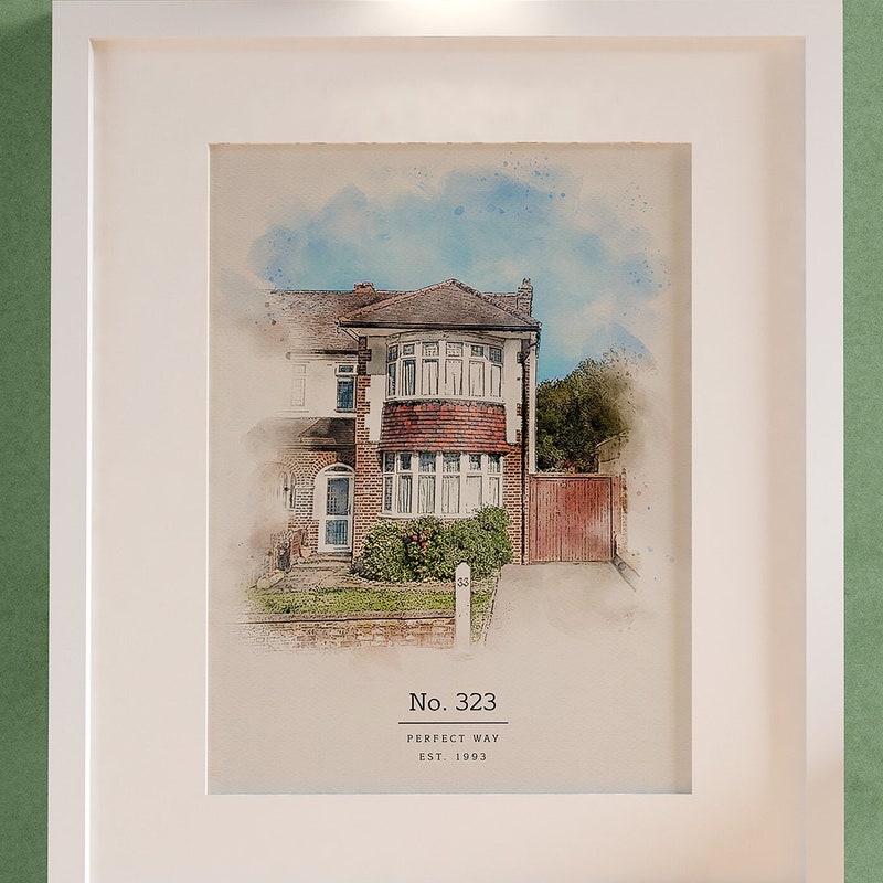 Home Portrait - Etsy