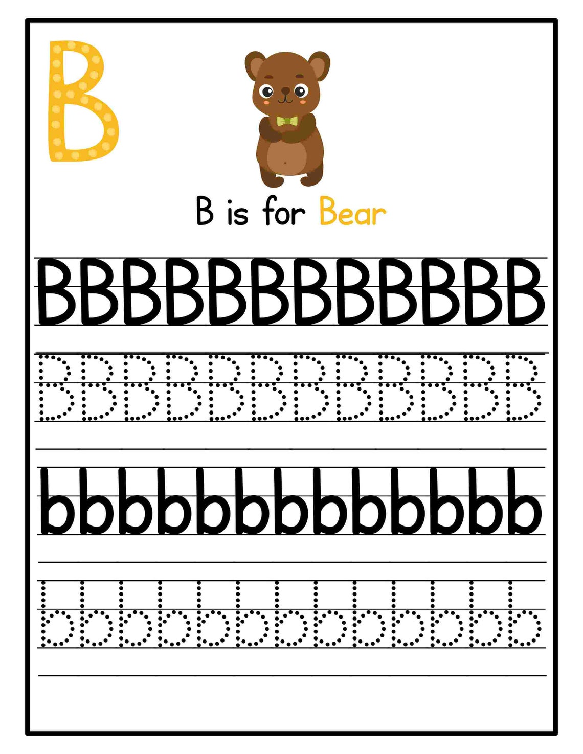 Animal Alphabet Handwriting Practice - Printable - Etsy