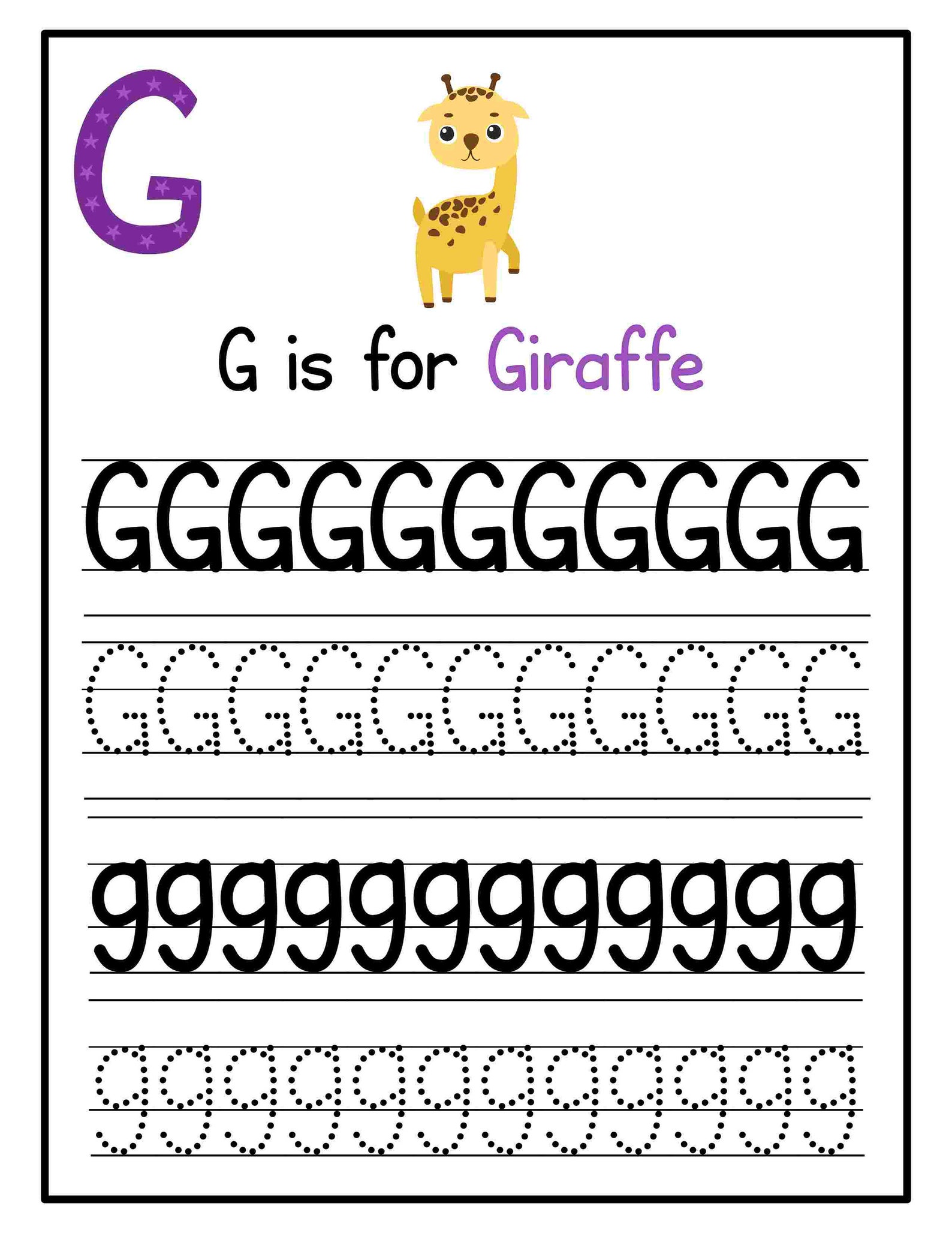 Animal Alphabet Handwriting Practice Printable - Etsy