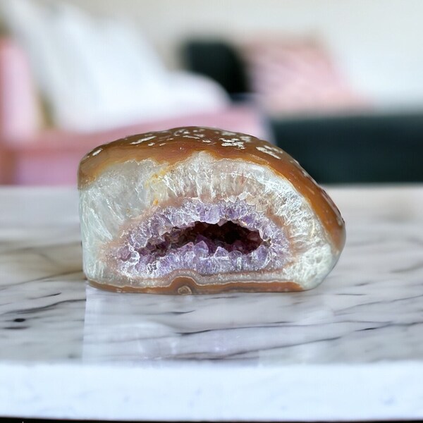 Amethyst Geode Table - Etsy