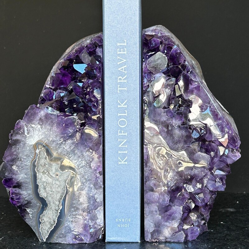 Agate Bookends - Etsy