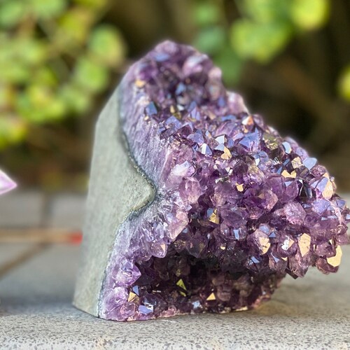 Amethyst Raw Stone Unique Raw Geode Large Crystal Cluster - Etsy