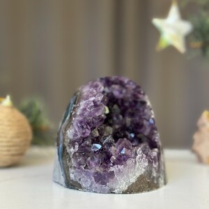 Deep Purple Amethyst Cathedral Geode Unique Raw Crystal - Etsy